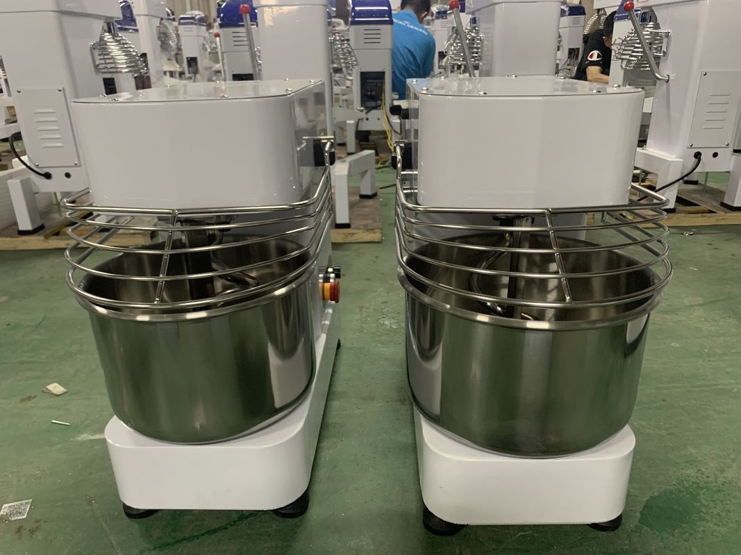 4KG Small Spiral Mixer Table Top Dough Mixer 10 Liter Stepless Speed ...