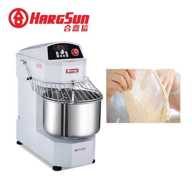 Cast iron 12kg Flour Spiral Dough Mixer 30 Liter With VFD For Pizza Dough